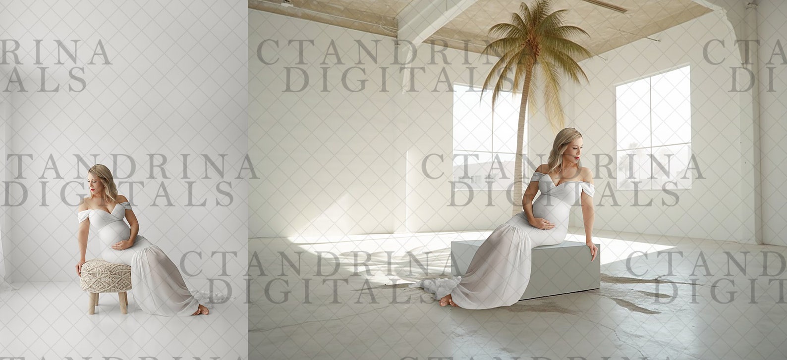 White Box Maternity Digital Backdrops: Posing Blocks Collection 2 ...