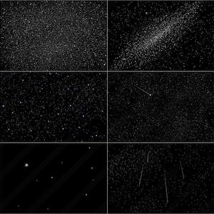 Realistic and Dreamy Star Overlays for Night Sky Images, Milky Way ...