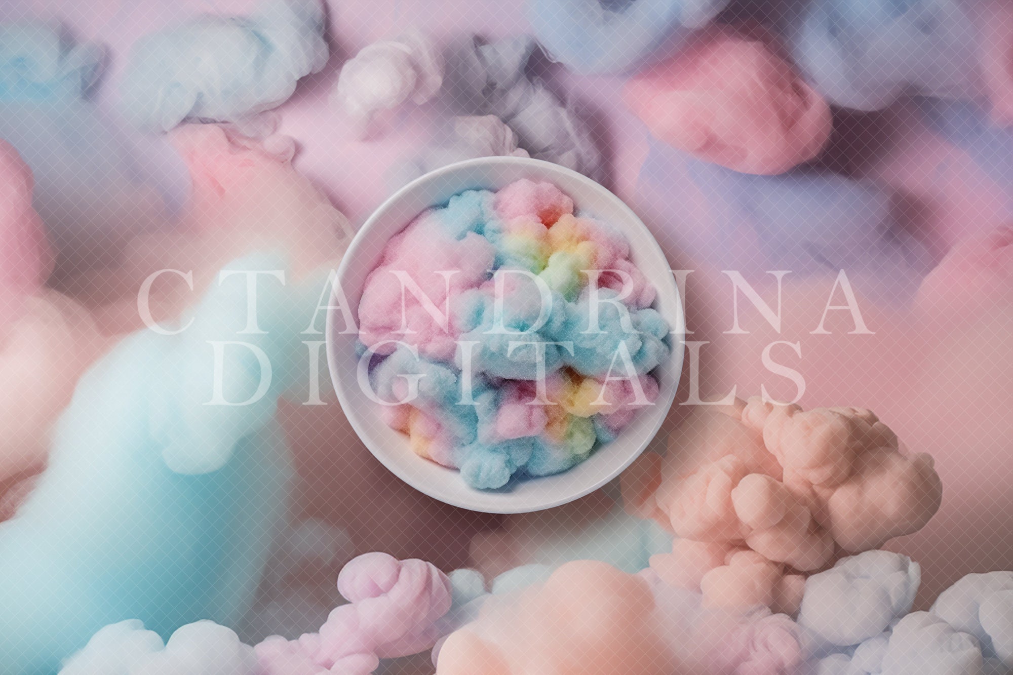 Blue Cotton Candy Backgrounds