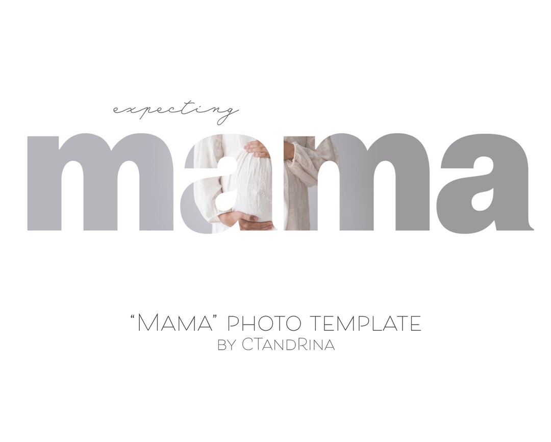 Mama Photo Templates, Mama Photo Masks, Custom Mother's Day Card ...