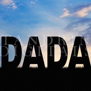 DADA Silhouette Backdrop: Father's Day Sky (digital Download) - Etsy