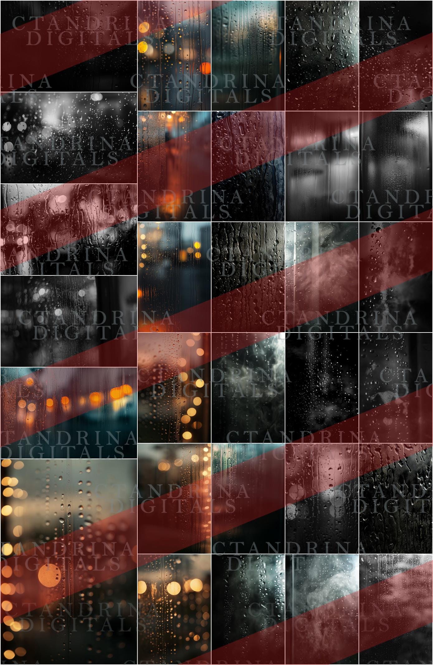 Wet Glass Digital Backdrop Overlays: Steamy Shower, Boudoir Photography ...