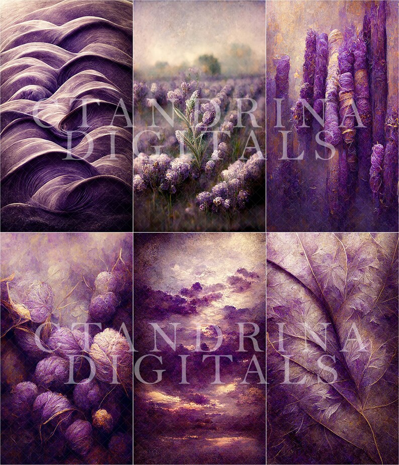 Purple Texture Overlays Purple Fine Art Textures Photoshop - Etsy