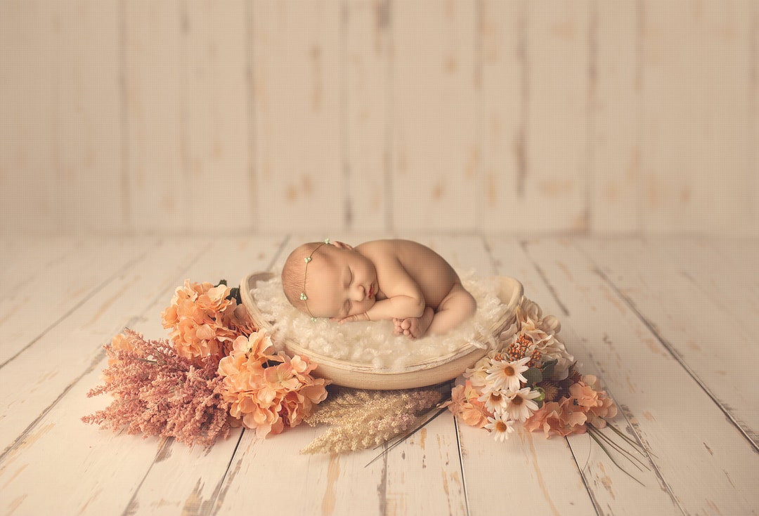 Fall Newborn Digital Backdrop, Autumn Newborn Digital Background ...