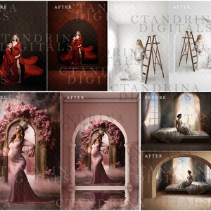 Arch Overlays, Digital Arch Backdrop Overlays, PNG Archway Backdrop ...