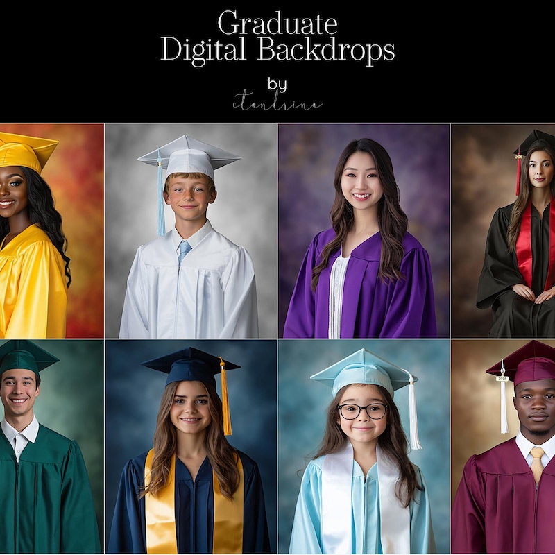 Graduation Backdrop of 3 - Etsy