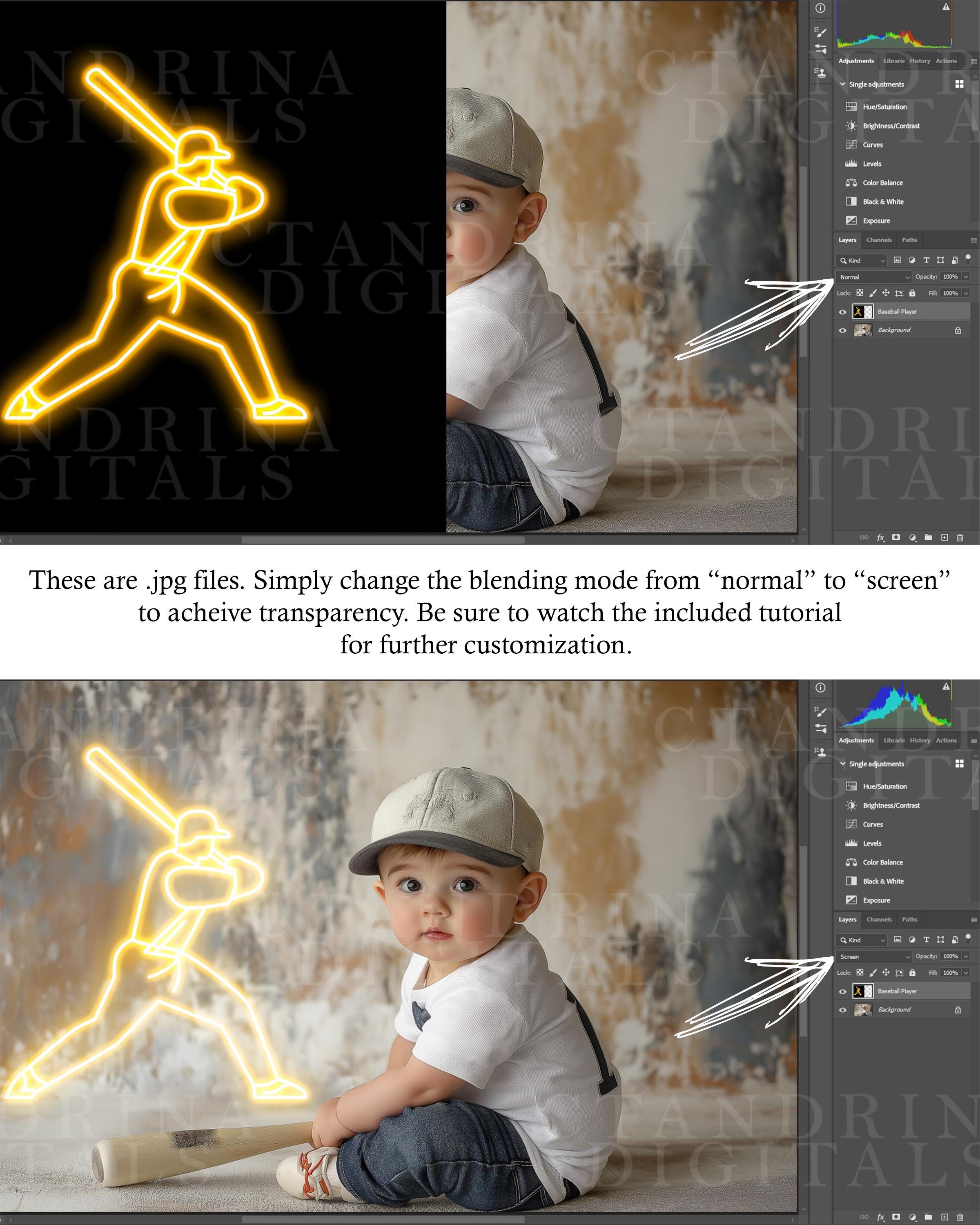 126 Neon Sign Backdrop Overlays: Mega Digital Collection (5000x5000 Px ...
