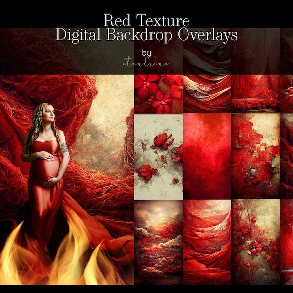 Red Texture - Etsy