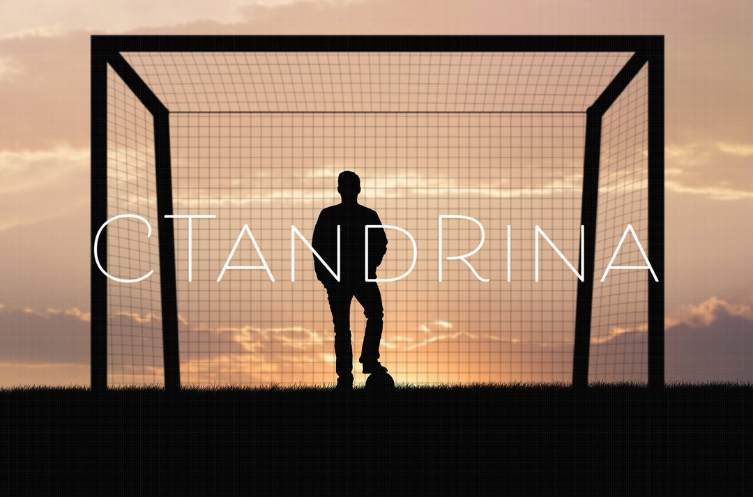 Soccer Sunset Digital Backdrop, Silhouette Digital Backdrop, High ...