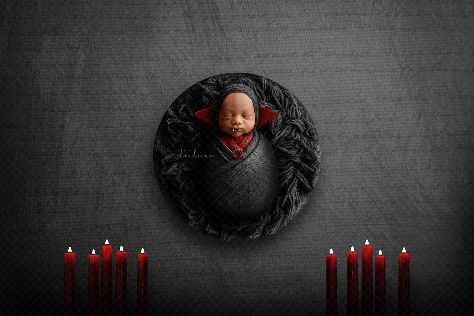 Vampire Baby Newborn Digital Backdrop Halloween Newborn - Etsy
