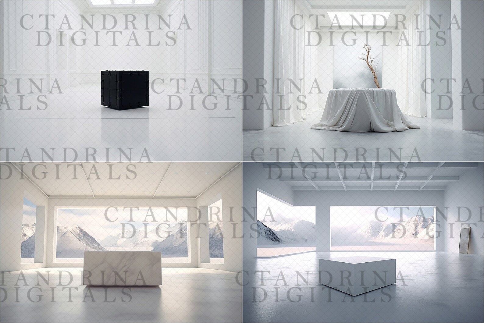 White Box Maternity Digital Backdrops: Posing Blocks Collection 2 ...