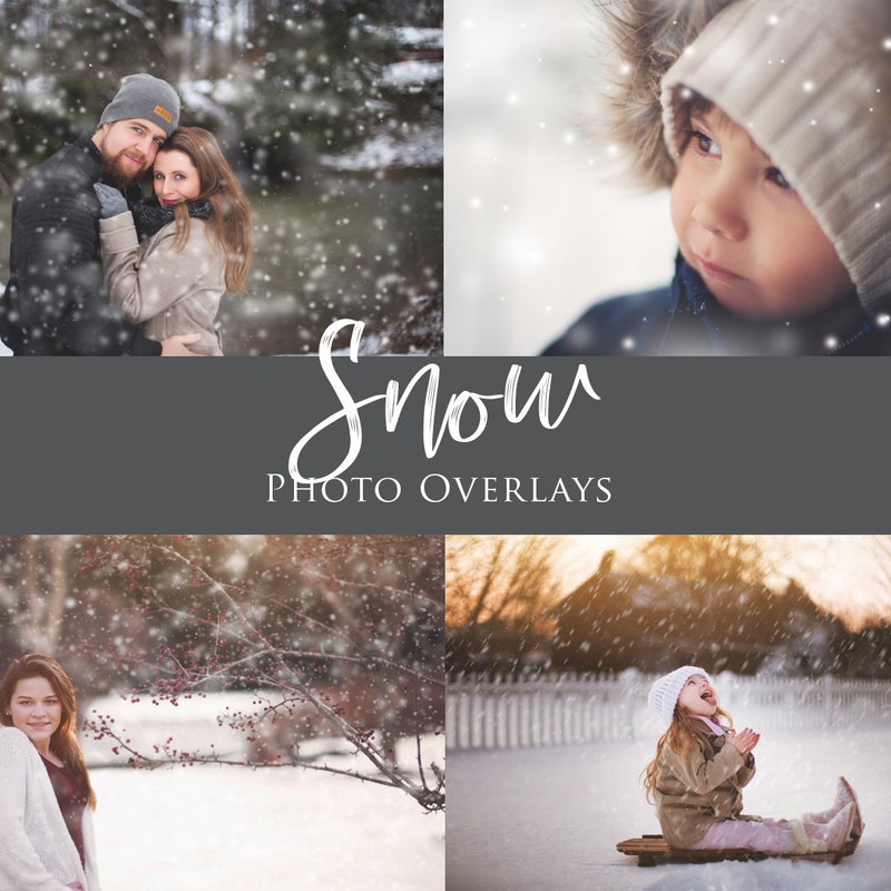 Snow Overlay - Etsy