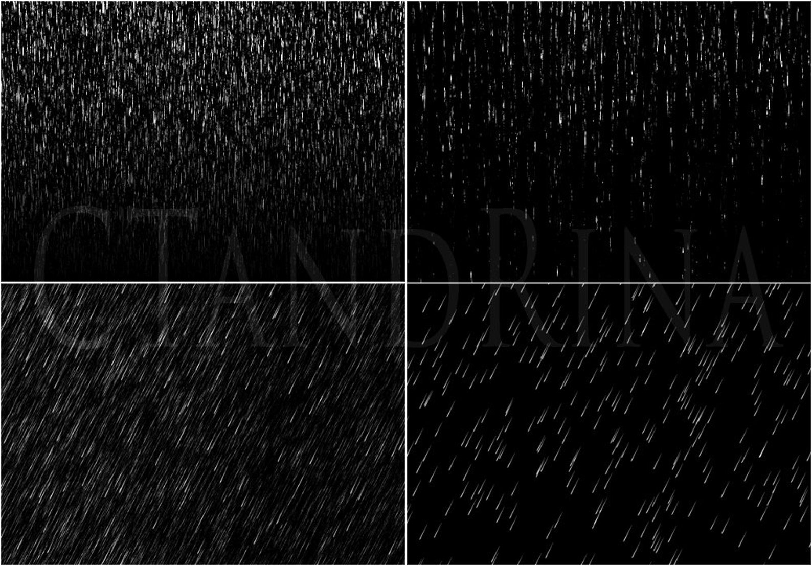 Rain Overlays Realistic Rain Raindrops Rain Storm Overlays | Etsy