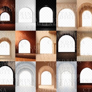 Arch Overlays, Digital Arch Backdrop Overlays, PNG Archway Backdrop ...