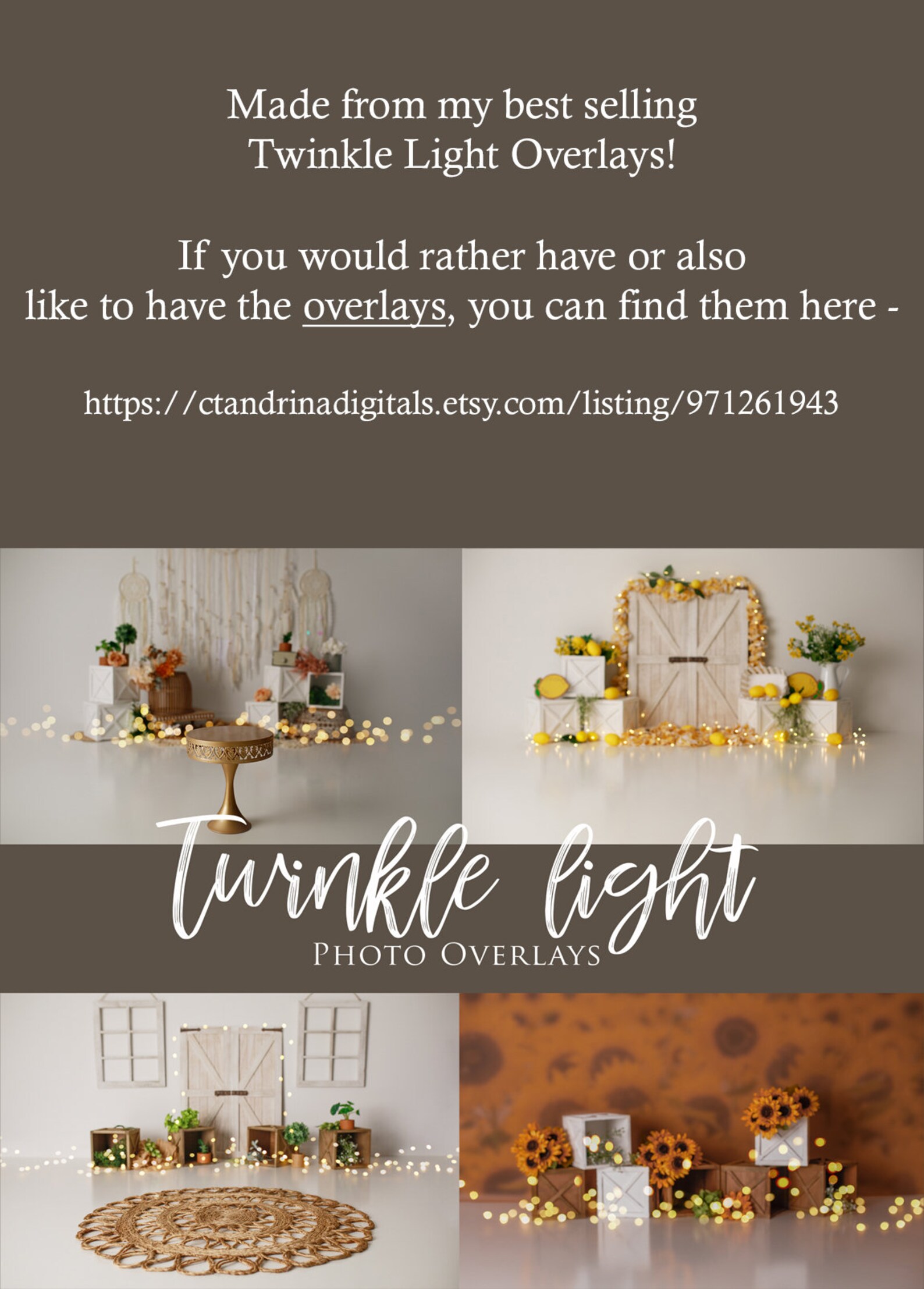 Twinkle Light Photoshop Brushes: Cake Smash Bokeh, String Lights ...