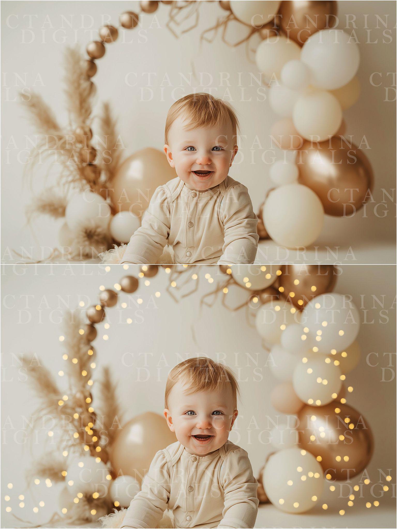 Twinkle Light Photo Overlays Collection 2: Cake Smash Photography ...