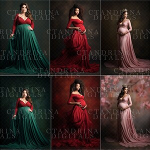 Floral Texture Overlays: Maternity Photography Backdrops (digital ...