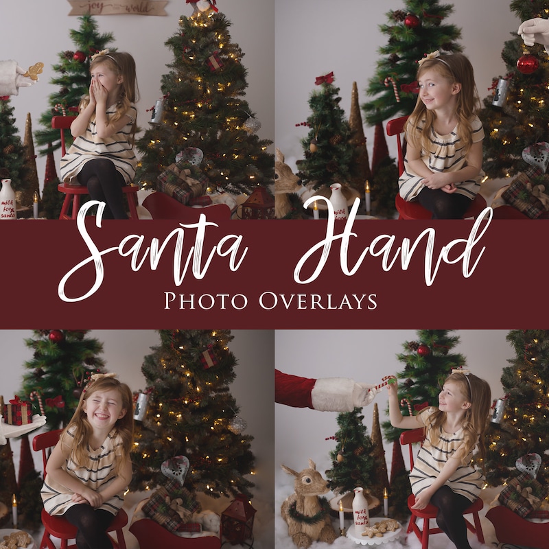 Santa Hand Overlay - Etsy