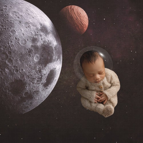 Solar System / Planets /space Newborn Digital Backdrop - Etsy