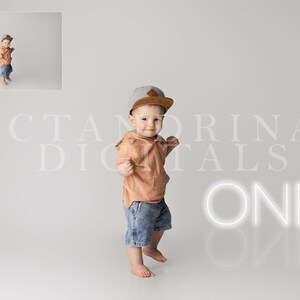 Neon "one" Sign Overlays: Cake Smash Photography Sayings (digital ...