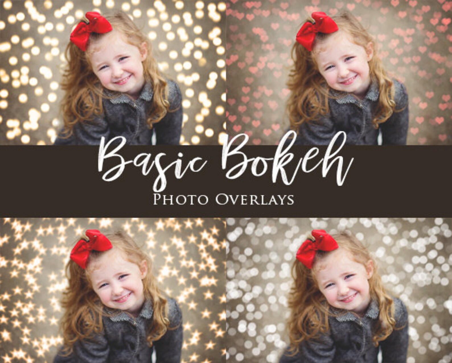 Bokeh Overlays for Photoshop Light Overlays for - Etsy
