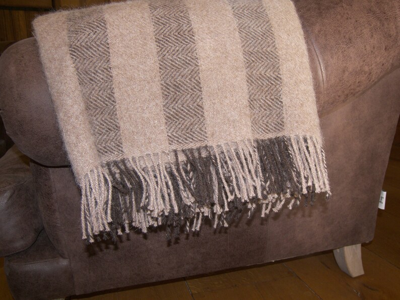 Pure Wool Handwoven Blanket/throw/knee Rug/gift - Etsy