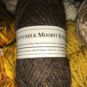 Castlemilk Moorit and Alpaca Chunky Knitting Wool - Etsy