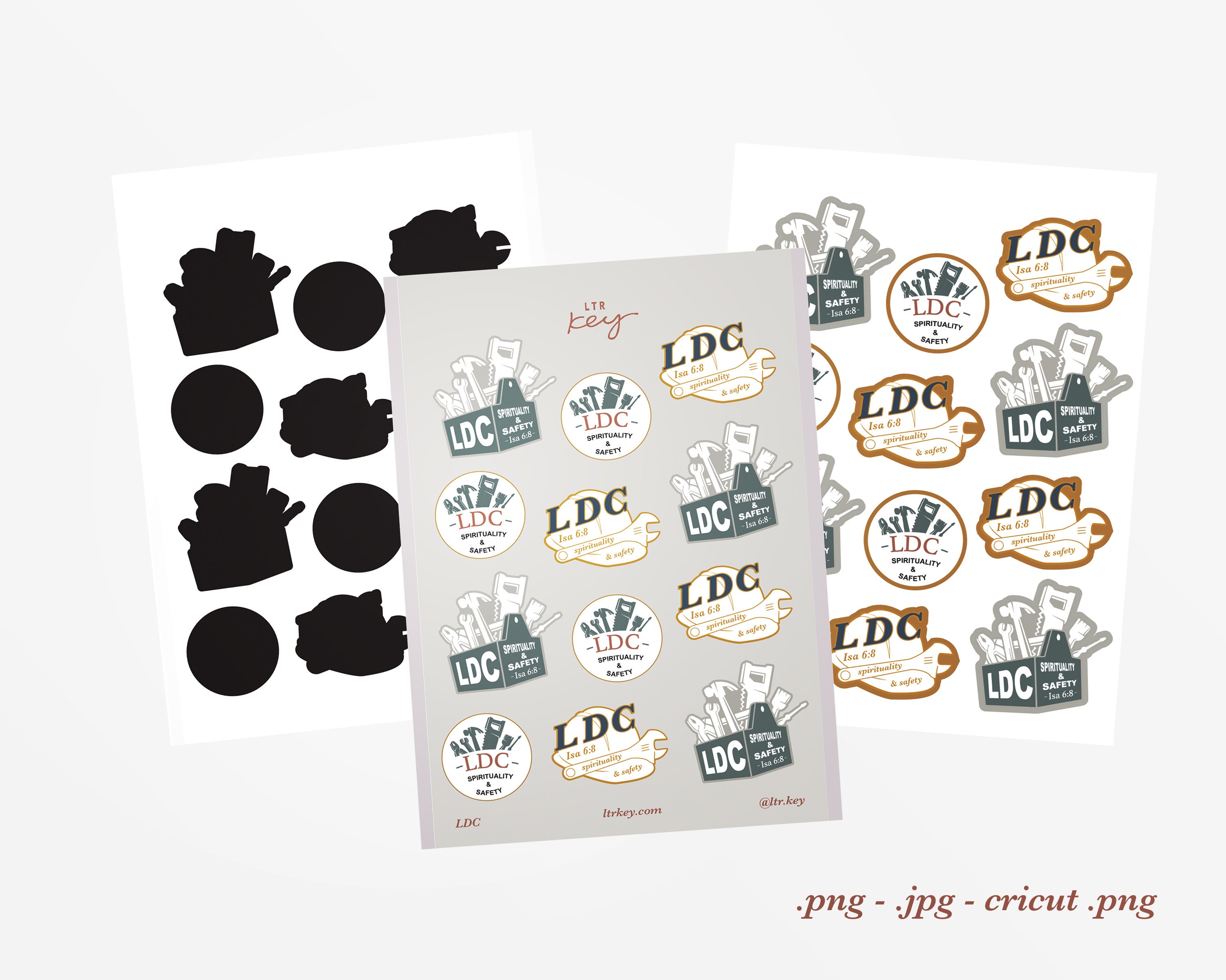 LDC Stickers / Planner Stickers / JW Stickers / Printable Stickers ...