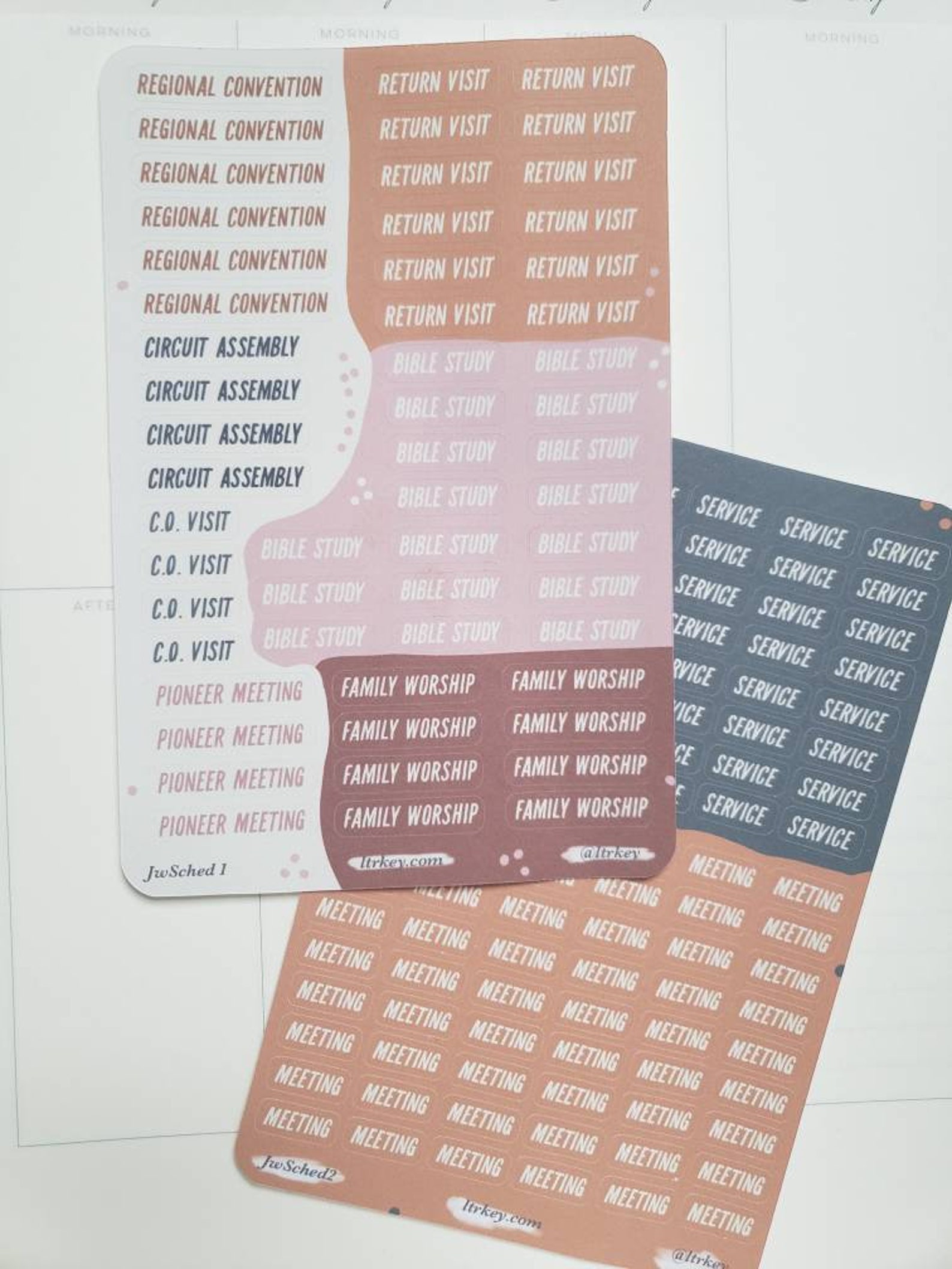 Jw Planner Stickers / JW Stickers / Ministry Stickers / Jw Gifts ...