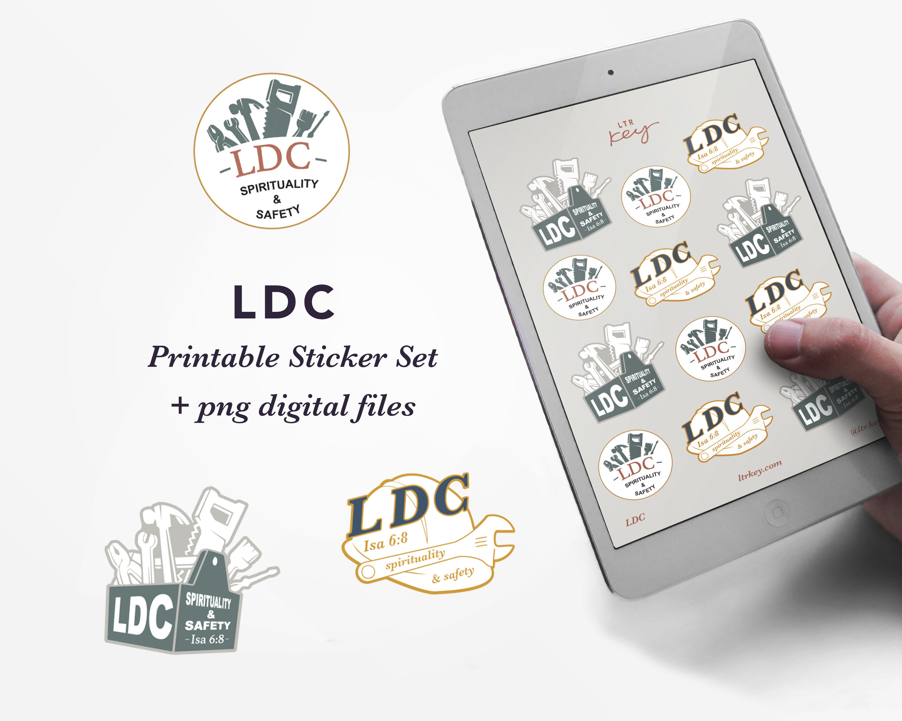 LDC Stickers / Planner Stickers / JW Stickers / Printable Stickers ...