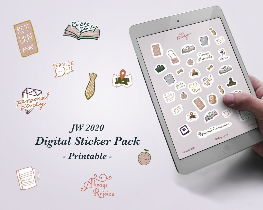 Jw Stickers / Planner Stickers / Ministry Stickers / Printable Stickers ...