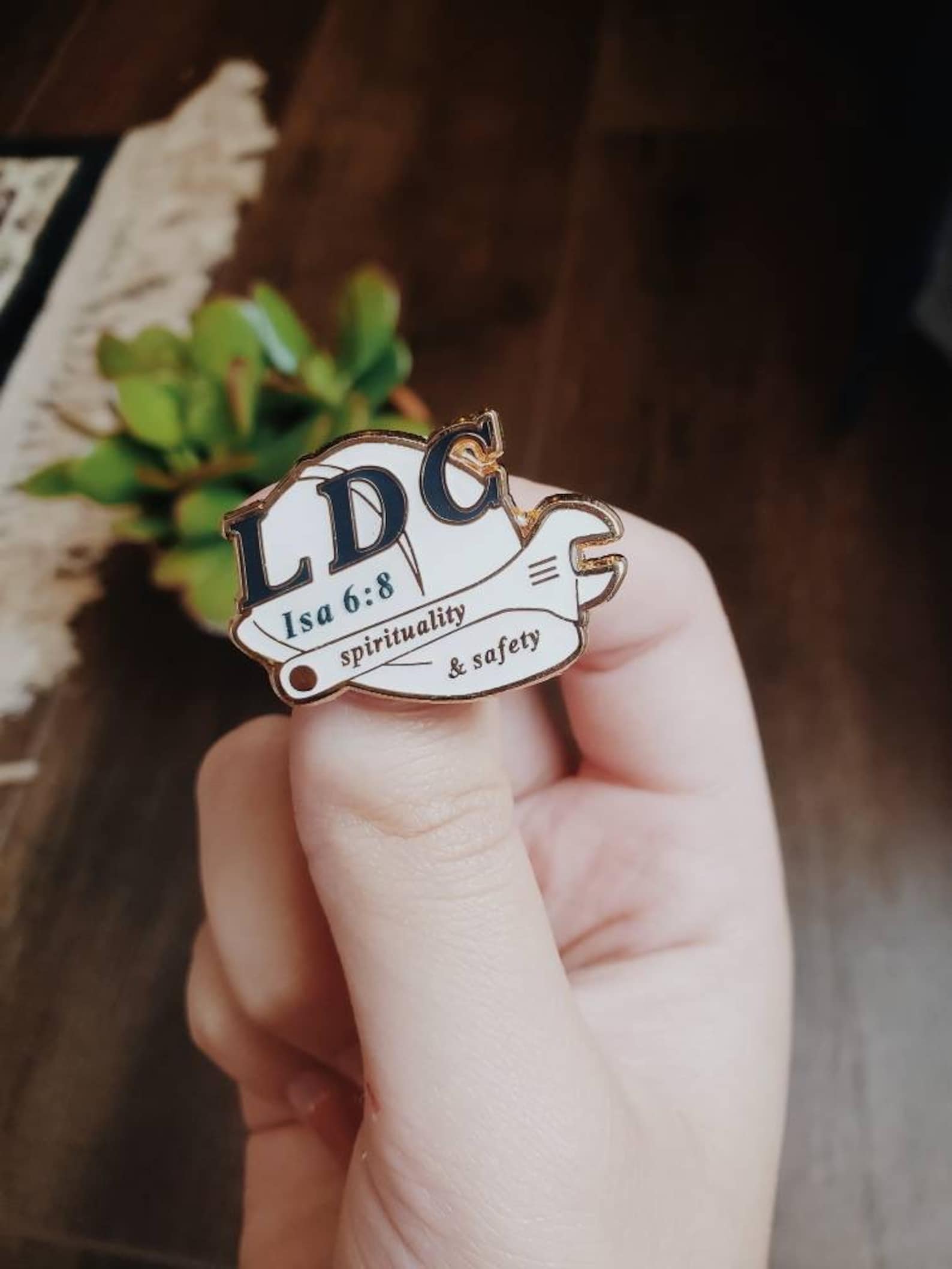 LDC Jw Pin / Spirituality and Safety / LDC Gift / Jw Gifts / - Etsy