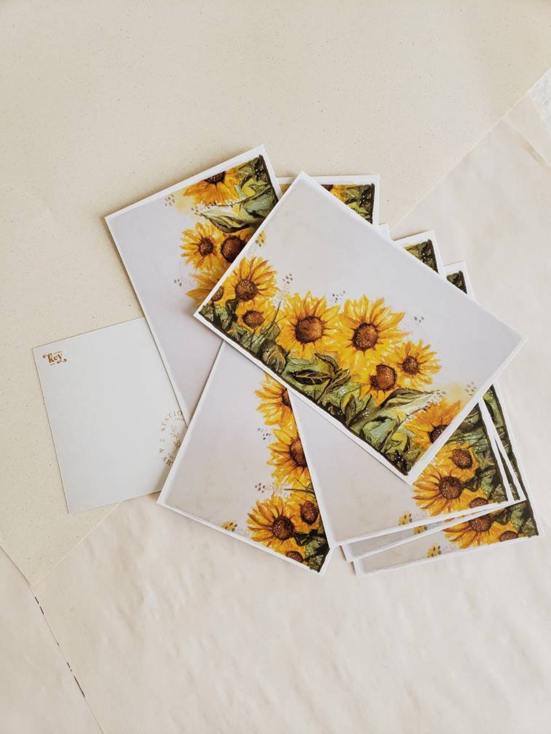 Sunflower Postcard / Watercolor Art Cards / - Etsy