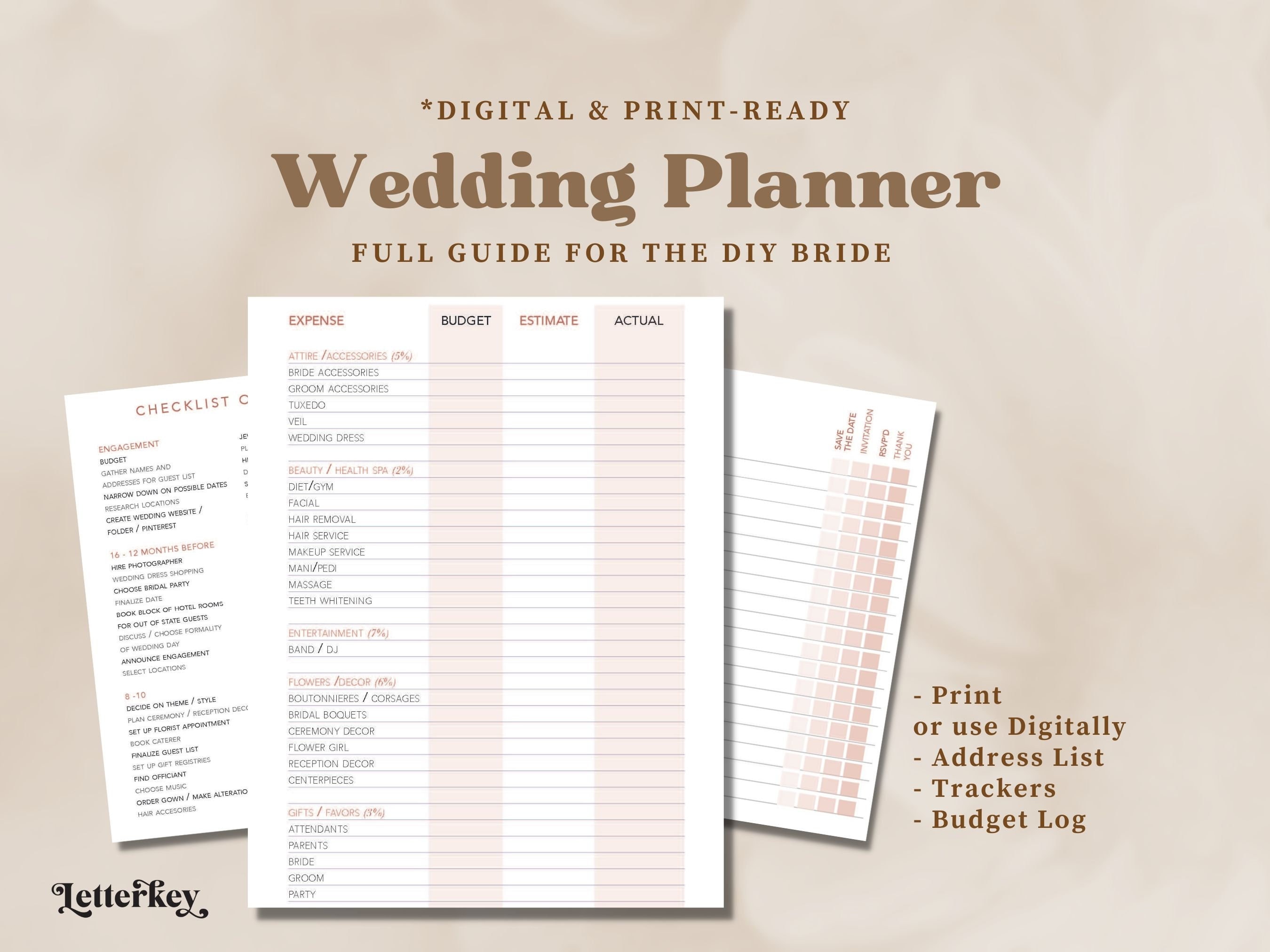 Wedding Log Printable