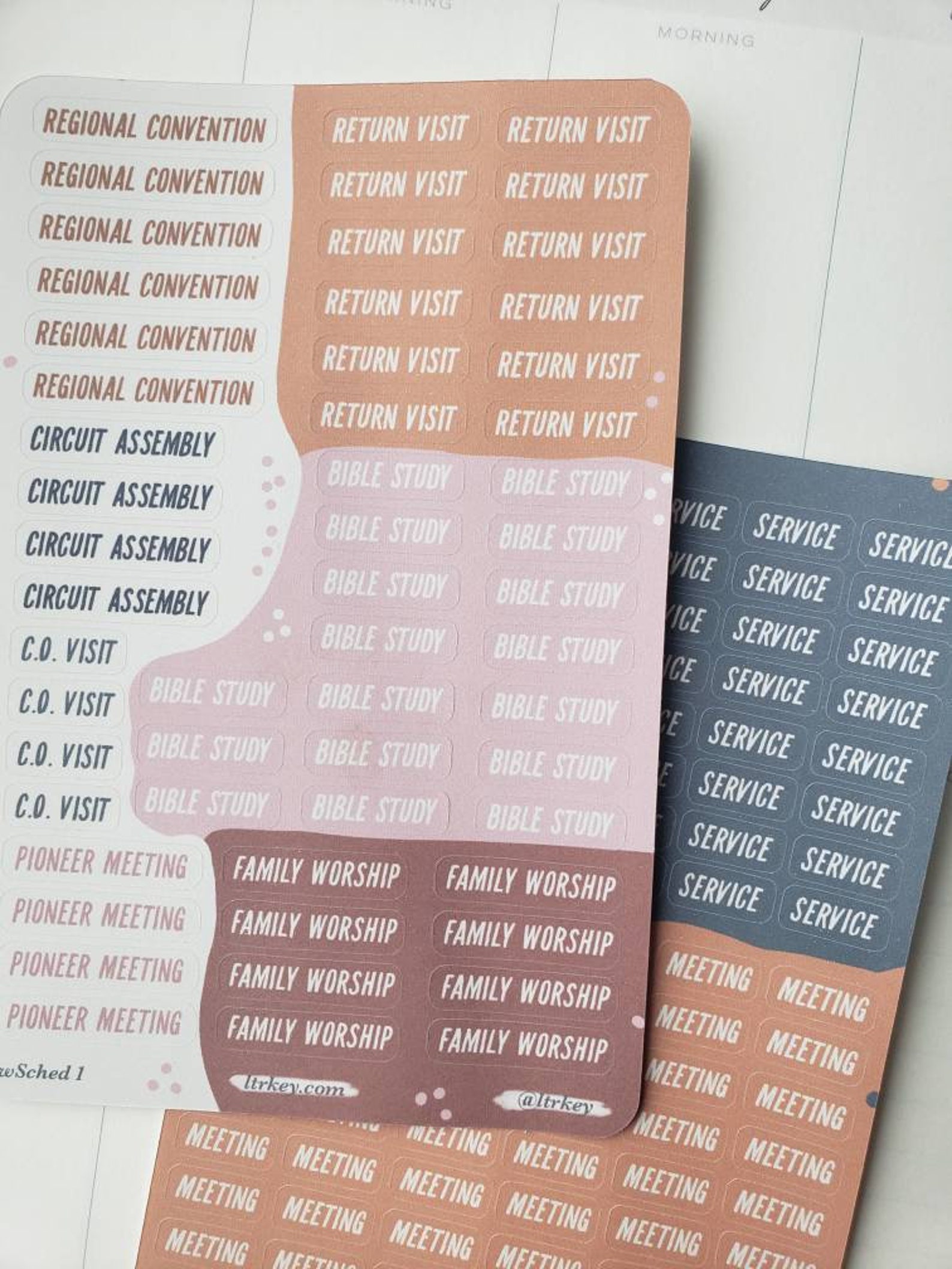 Jw Planner Stickers / JW Stickers / Ministry Stickers / Jw Gifts ...