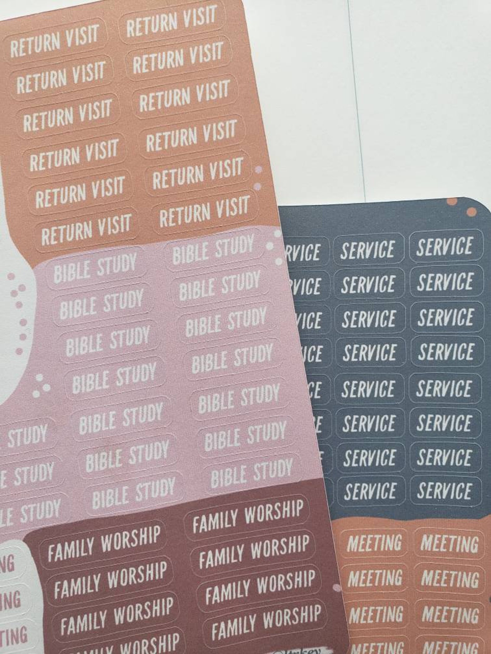 Jw Planner Stickers / JW Stickers / Ministry Stickers / Jw Gifts ...