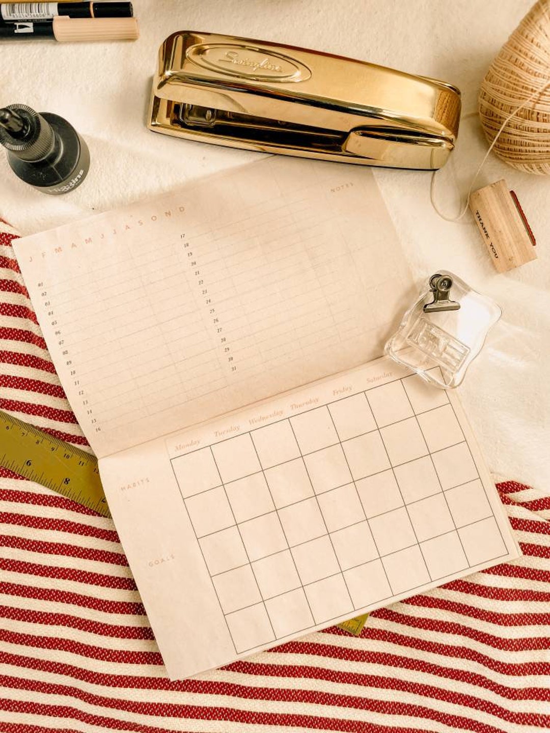 Undated Calendar Zine - Etsy