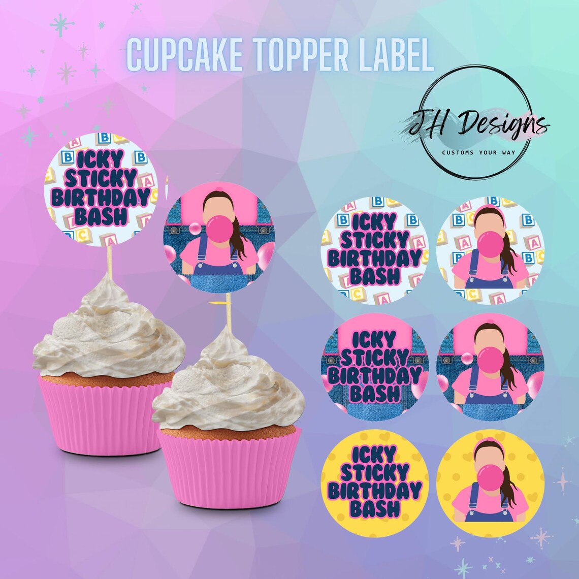 Ms Rachel Icky Sticky Party Pack Chip Bag, Birthday Treat, Birthday ...