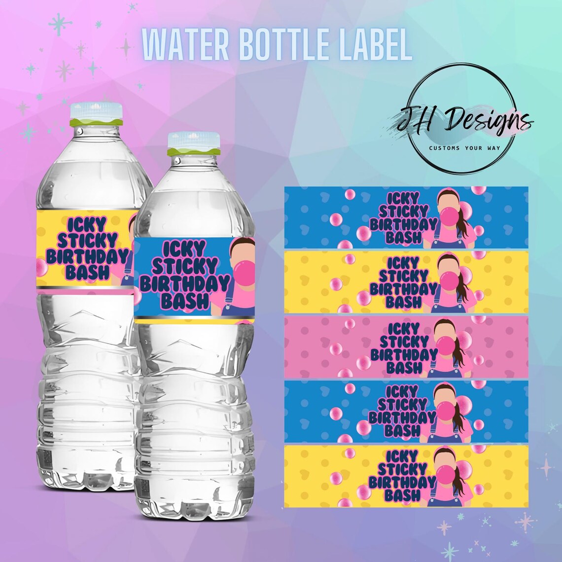 Ms Rachel Icky Sticky Party Pack Chip Bag, Birthday Treat, Birthday ...