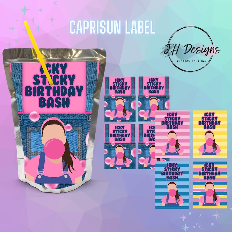 Ms Rachel Icky Sticky Party Pack Chip Bag, Birthday Treat, Birthday ...