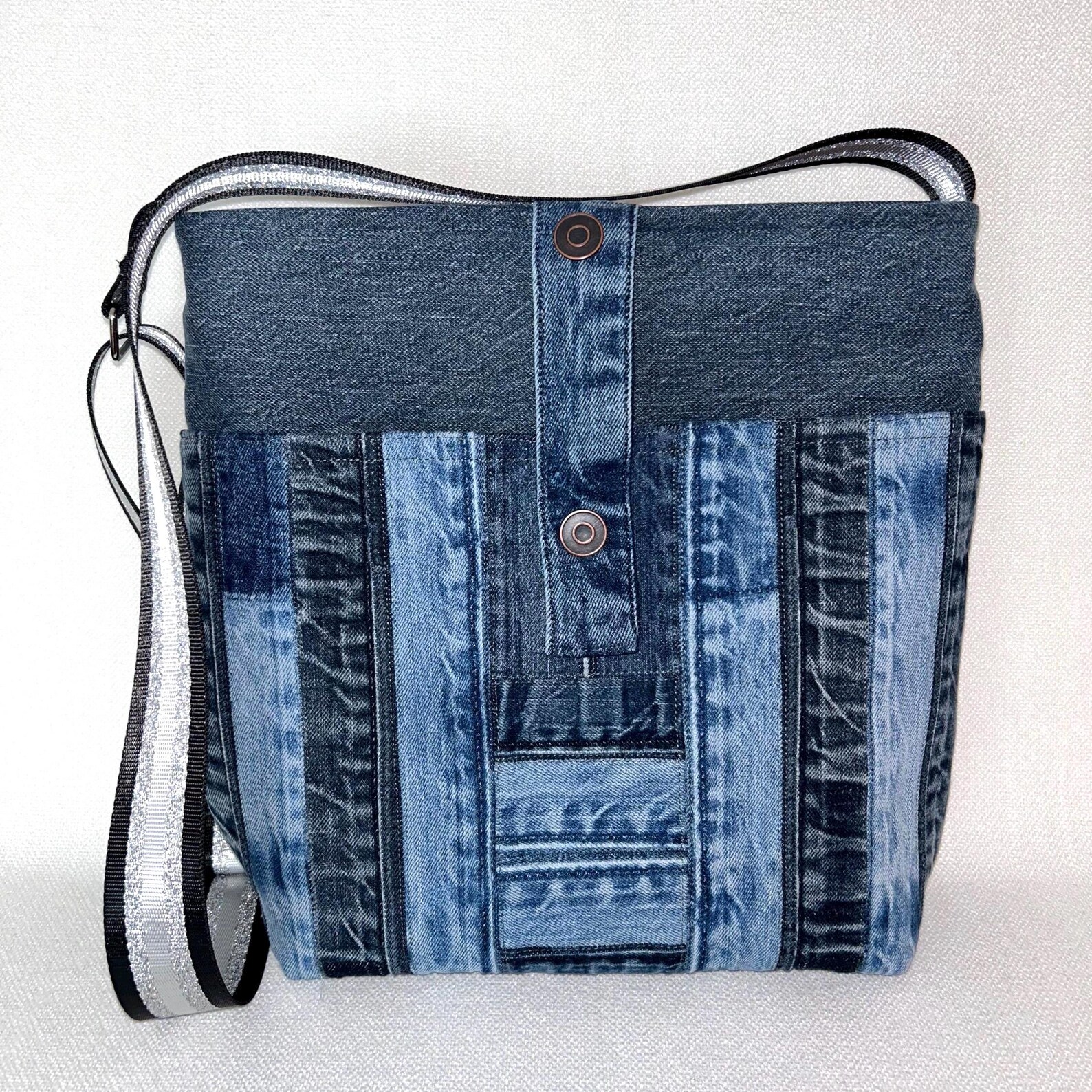 Bag Denim, Shoulder Bag Denim, Denim Tote, Denim Bag for Woman, Gift ...