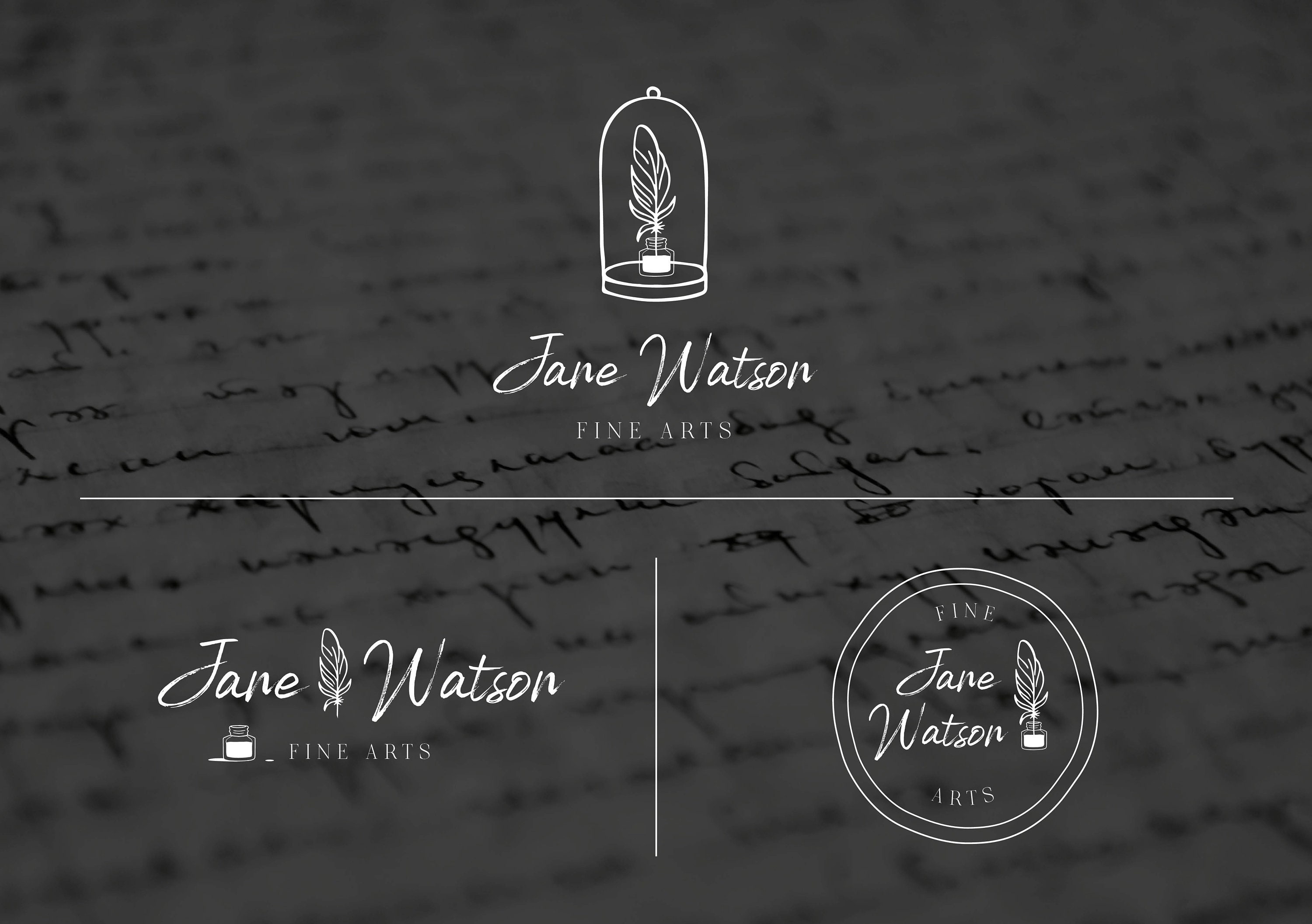 Editor Logo, Elegant Feather Logo, Home Accessories Logo Design ...