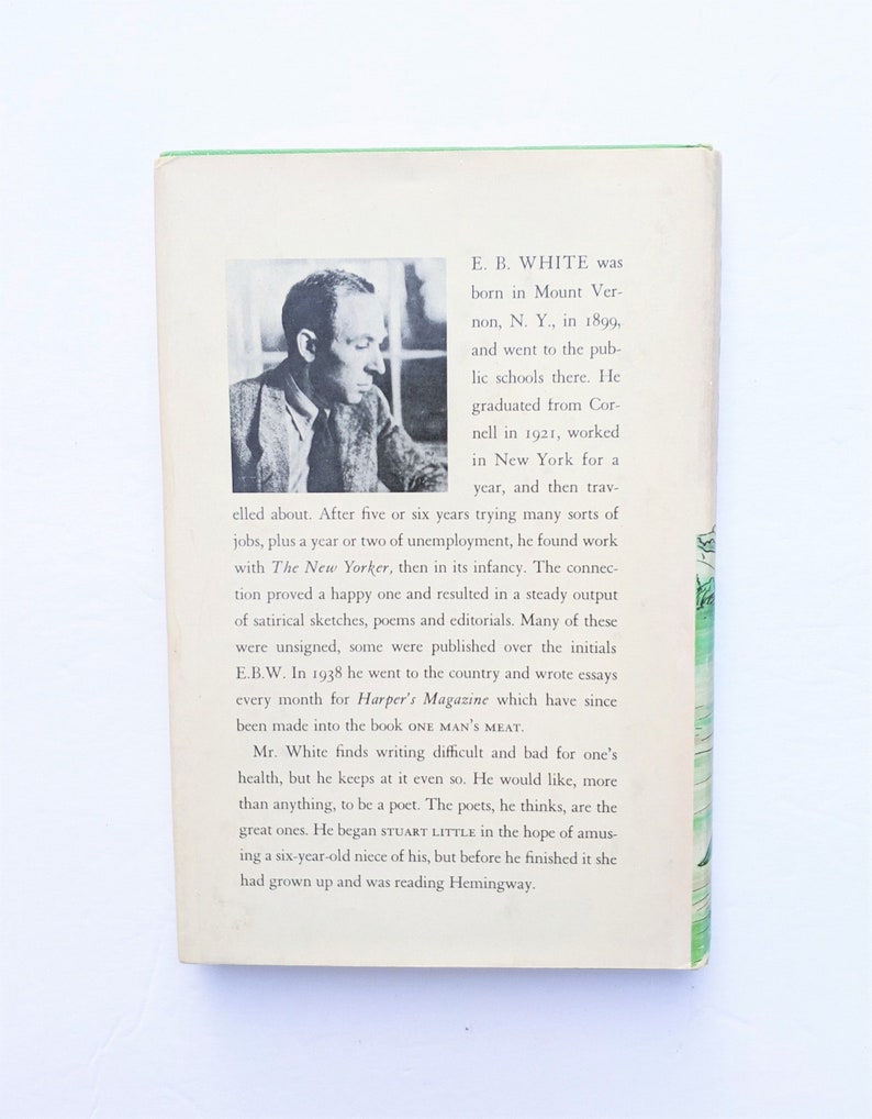 Stuart Little by E.B. White, Book Club Edition, 1945, Illustrated by ...