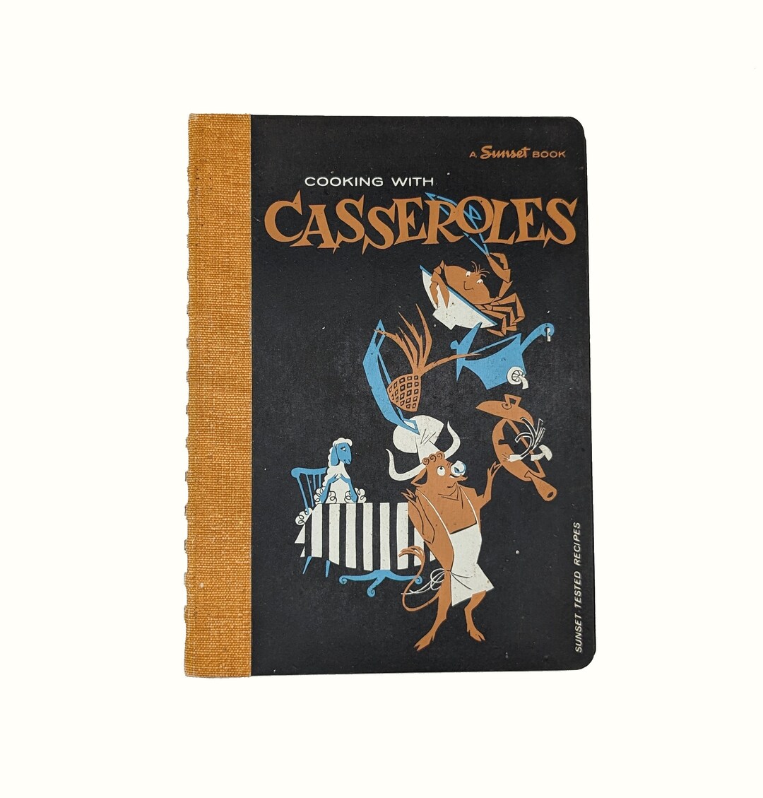 1958 Cooking With Casseroles a Sunset Book Mid-century Cookbook - Etsy