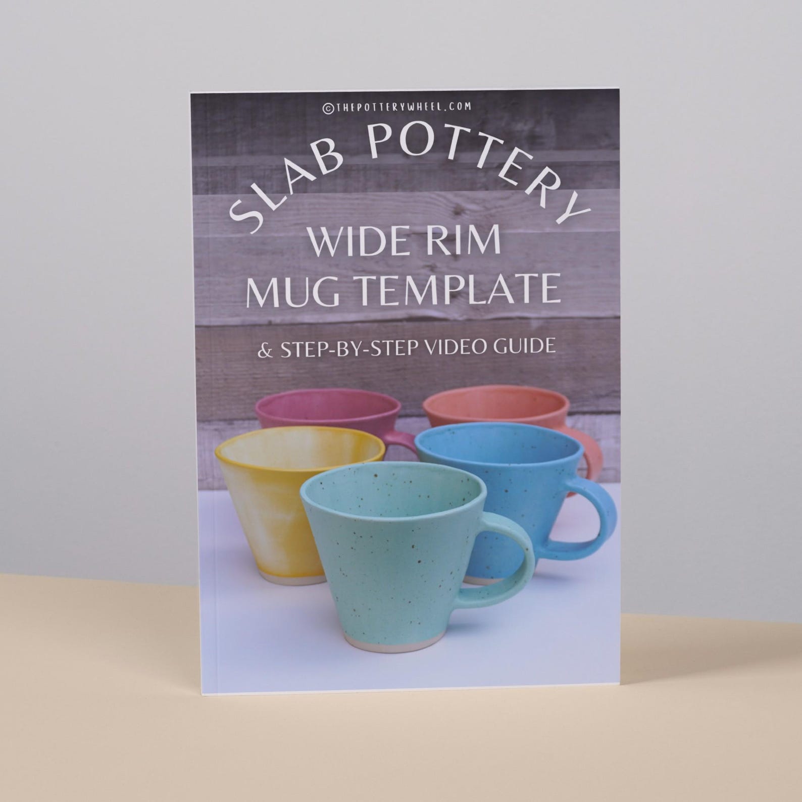 Printable Pottery Mug Template With Step by Step Video for Handmade ...