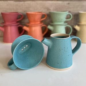 Printable Pottery Template for Pour-over Coffee Dripper Set: Plus Video ...