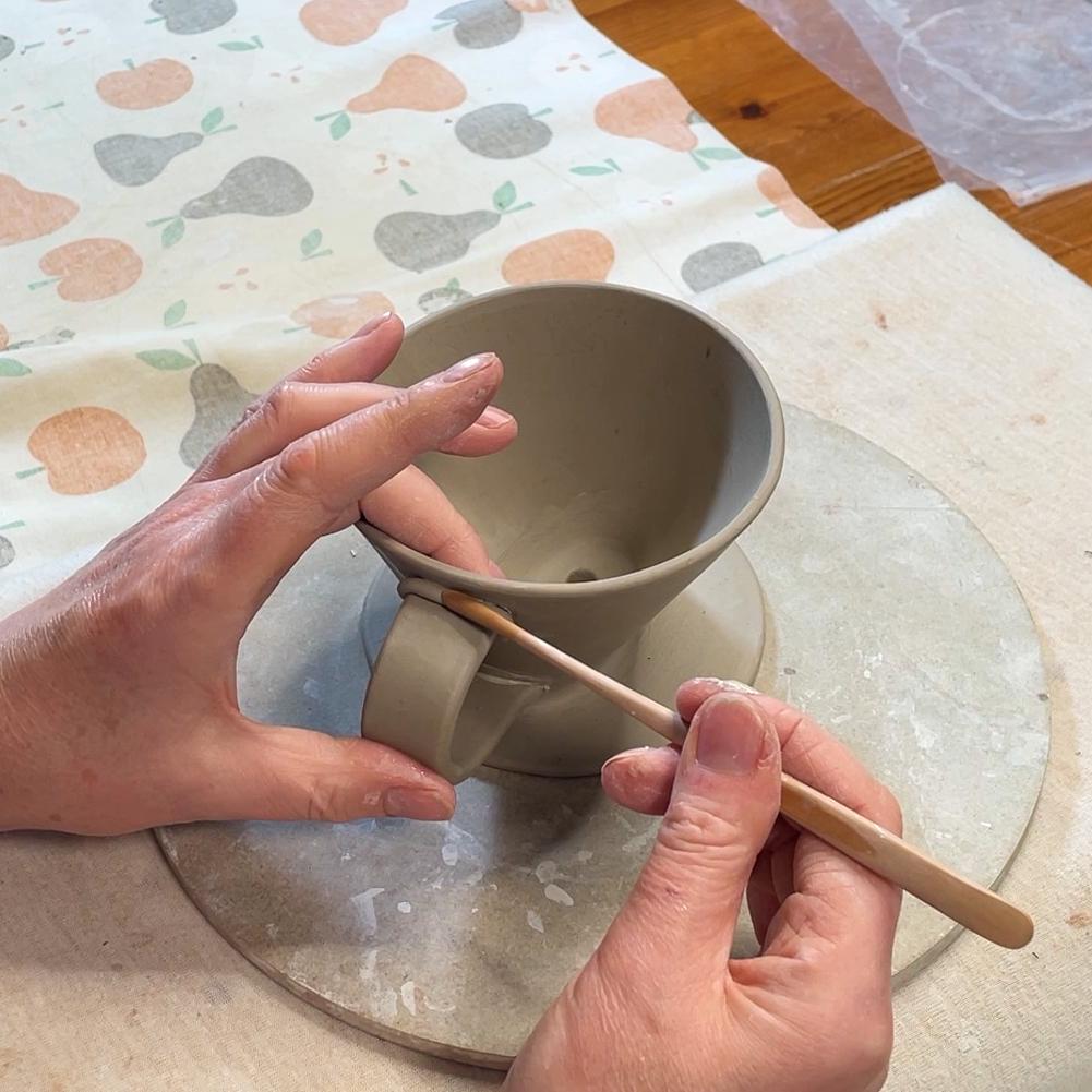 Printable Pottery Template for Pour-over Coffee Dripper Set: Plus Video ...