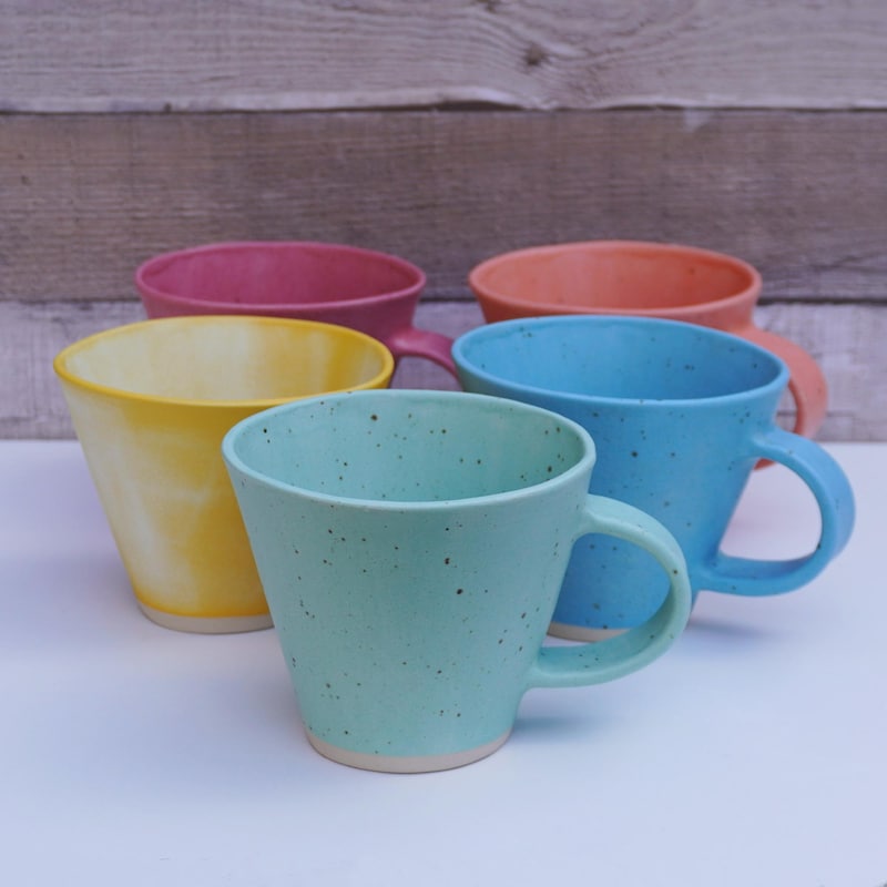 Ceramic Mugs Cones - Etsy