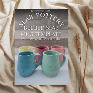 Printable Pottery Mug Template With Step by Step Video for Handmade ...