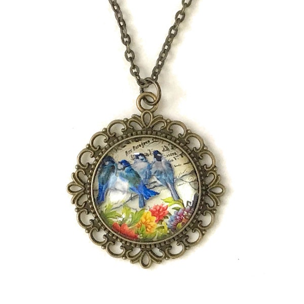 Bluebird Necklace - Etsy